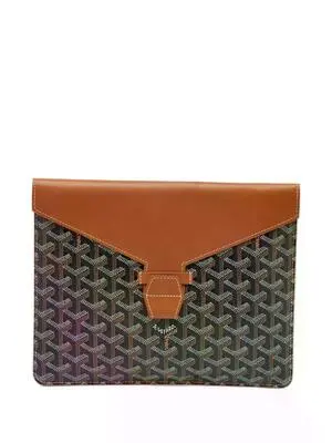 Goyard Mm Camondo Ii Goyardine Clutch Bag - Brown
