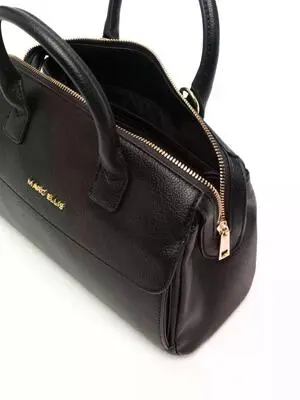 MARC ELLIS Alysa Logo-plaque Pebbled Tote Bag