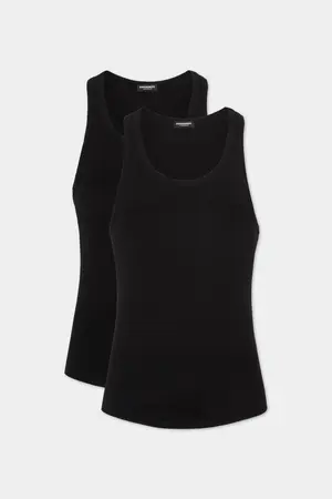 Dsquared2 Basic Tank Top Twin Pack - Black