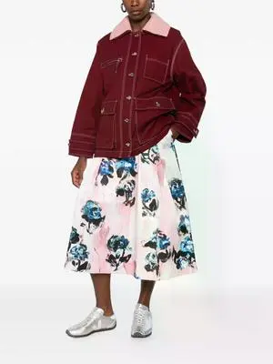 Stine Goya Contrast-stitch Multi-pocket Jacket