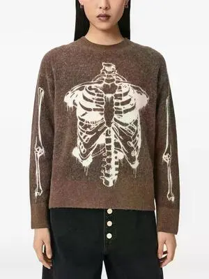 ALLSAINTS Ribspill Skeleton-print Sweater