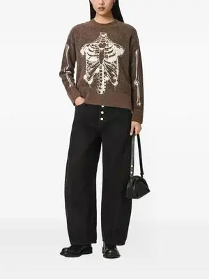 ALLSAINTS Ribspill Skeleton-print Sweater