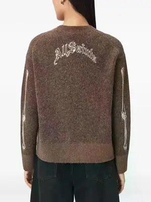 ALLSAINTS Ribspill Skeleton-print Sweater
