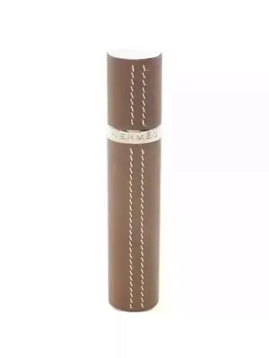 Hermès 2010s Etoupe Leather Refillable Atomizer - Brown