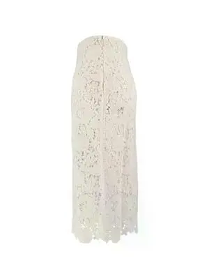 ERMANNO FIRENZE Floral-lace Skirt