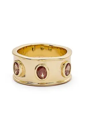 GHOST LONDON X Nellie Triple Stone Ring - Peridot