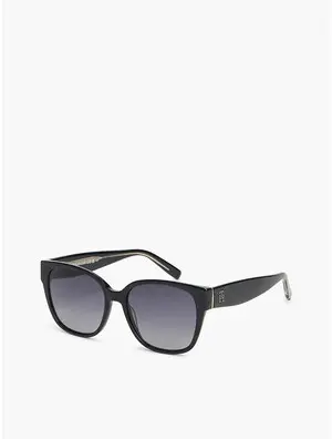 Tommy Hilfiger Butterfly Frame Sunglasses - Black