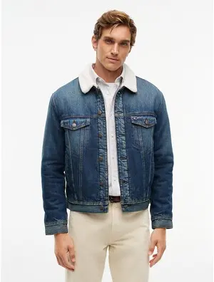 Tommy Hilfiger Teddy Fleece-lined Denim Jacket