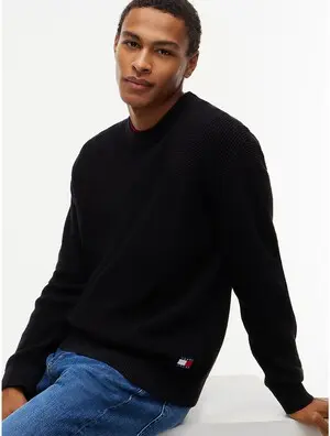 Tommy Hilfiger Waffled Crewneck Sweater