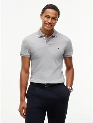 Tommy Hilfiger Slim Fit Smooth Cotton Polo