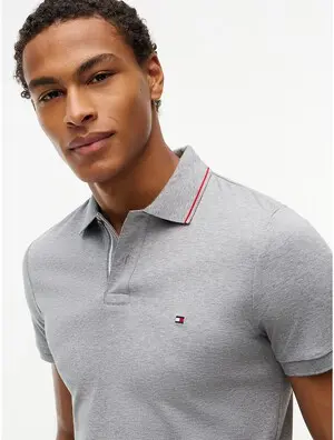 Tommy Hilfiger Slim Fit Smooth Cotton Polo