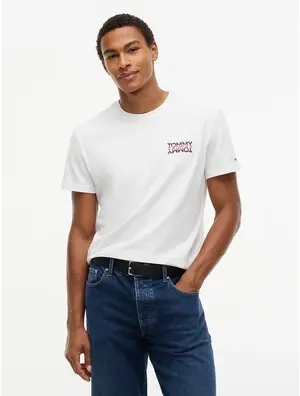 Tommy Hilfiger Back Logo T-shirt - Ecru