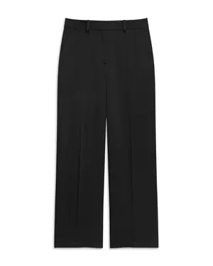 Theory Classic Satin Straight Pants