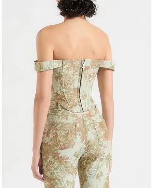 Manière De Voir Bonnie Jacquard Corset Top