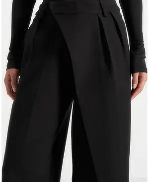 Manière De Voir Colette Tailored Wrap Pleat Trousers