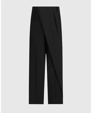 Manière De Voir Colette Tailored Wrap Pleat Trousers