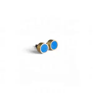 SVETLANA VUKOV Dot Stud Earrings - Blue