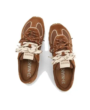 NAKED WOLFE Lightning Mesh Sneaker - Tan