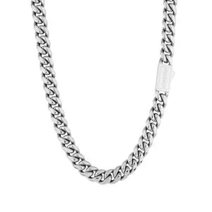 OUTRAGE LONDON Thick Cuban Necklace - Silver
