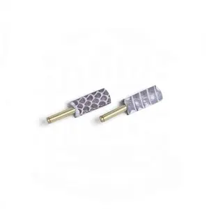 SVETLANA VUKOV Snake Linear Drop Earrings - Grey