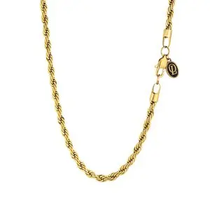 OUTRAGE LONDON Rope Necklace - Gold