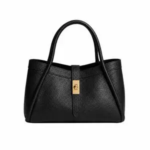 BETSY & FLOSS Adria Leather Handbag - Black