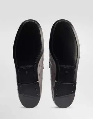 Dolce & Gabbana Ostrich Leather Slippers