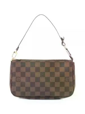 LOUIS VUITTON 2009 Pochette Accessoires Shoulder Bag - Brown