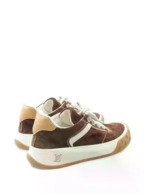 LOUIS VUITTON 2025 Tilted Suede Sneakers