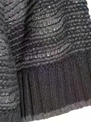 Fabiana Filippi Sequin-embellished High-neck Sweater