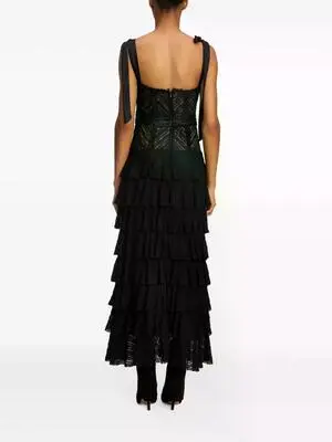 Cinq À Sept Sabrina Lace Nini Tiered Maxi Dress