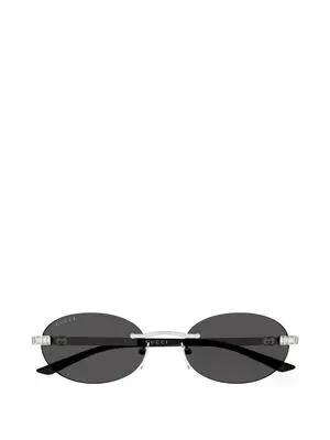 Gucci Oval-frame Sunglasses