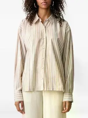 Barbour Fawne Striped Relaxed Shirt