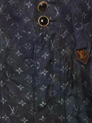LOUIS VUITTON Monogram-print Tapered Trousers