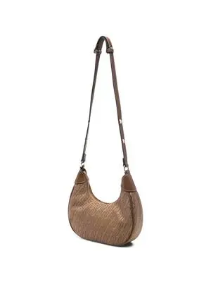 Liu Jo Small Monogram-pattern Shoulder Bag - Brown