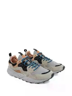 FLOWER MOUNTAIN Yamano 3 Suede-panelled Lace-up Sneakers