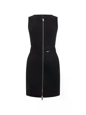 DIESEL® Lace-up Zip-front Dress - Black