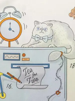 Hermès 2020s Tea For Two Silk Scarf