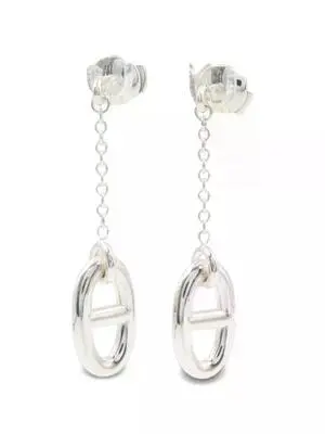 Hermès 2010 Farandole Drop Earrings - Silver