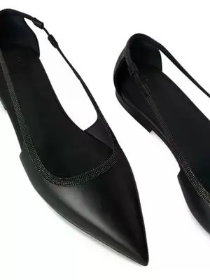 Brunello Cucinelli Pointed-toe Ballet Flats