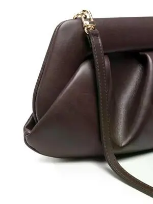 THEMOIRE Bios Ruched Clutch Bag Purple