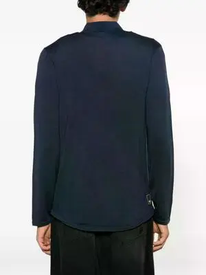Emporio Armani Logo-embroidered Button-up Cardigan