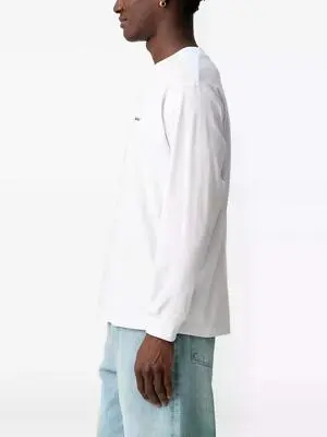 Barbour Logo-embroidered Long-sleeve T-shirt