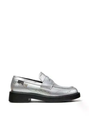 Camper Twins Dean Loafers - Silver