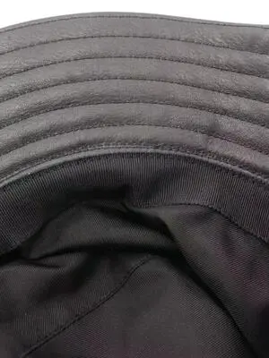 Hermès 2010s Serie Button Leather Bucket Hat