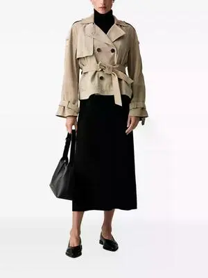 Marc O'polo Roll-neck Knitted Midi Dress - Black