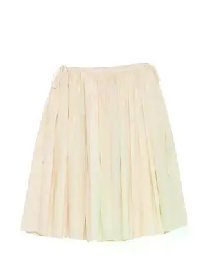 COTEMP Pleated Drawstring-waist Skirt - Neutrals
