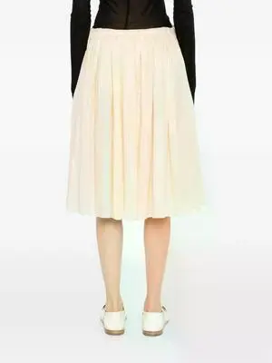 COTEMP Pleated Drawstring-waist Skirt