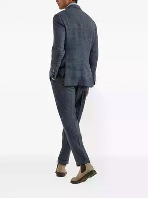 Brunello Cucinelli Checked Wool-blend Suit