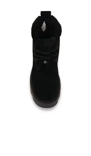 Tory Burch Desert Shearling Boot In Black